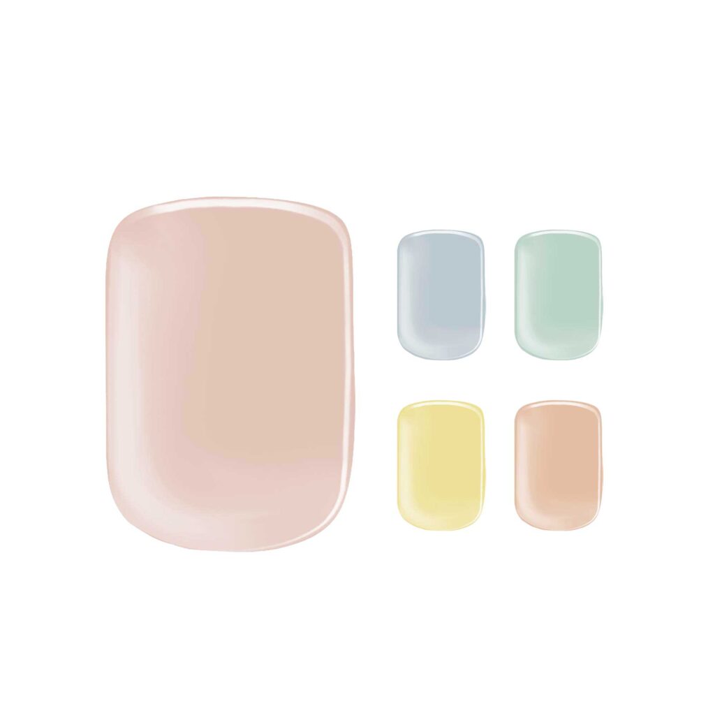 Candy Bar Toes | LA-BEK